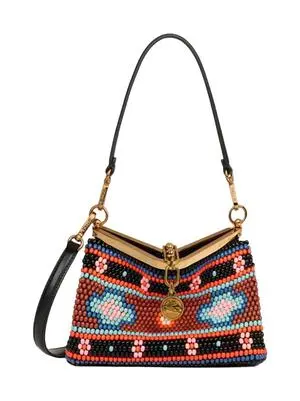Etro Small Vela Bag With Bead Embellishment - Brown
