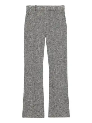 Simkhai Jamyson Herringbone Straight-leg Pants - Black