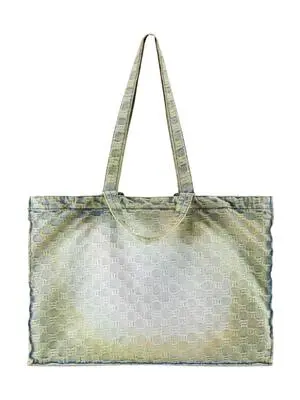 MISBHV Monogram Denim Tote Bag - Blue