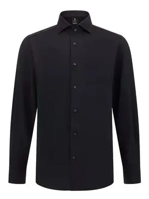 Boggi Milano Pointed-collar Shirt - Black