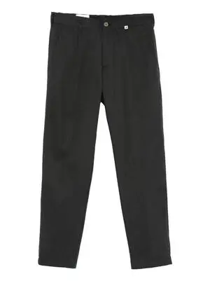 MYTHS Logo-detail Trousers - Black