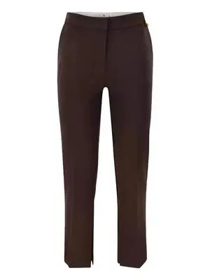 Elisabetta Franchi Straight-Leg Trousers Brown