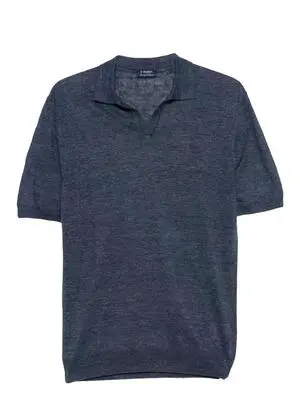 BARBA NAPOLI Short Sleeve T-shirt - Blue