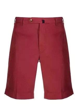 Incotex Knee-length Chino Shorts - Red