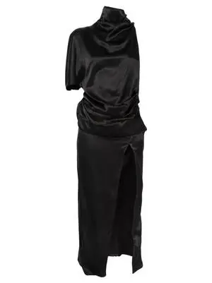 BATAKOVIC High-neck Midi Dress - Black