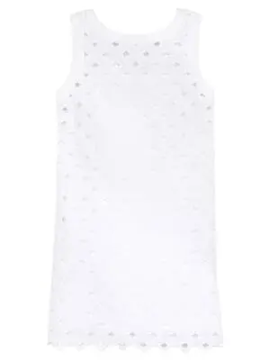 Max Mara Cut-out Dress - White
