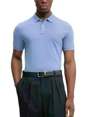 Gant Logo-embroidered Polo Shirt - Blue