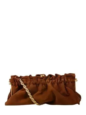AMATO DANIELE Big Raviolo Clutch - Brown