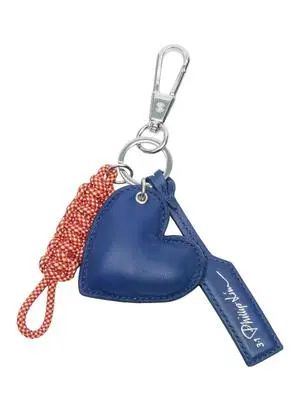 3.1 Phillip Lim Braided-detail Heart Charm - Blue