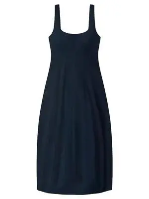 A.L.C. Veda Square-neck Midi Dress - Blue
