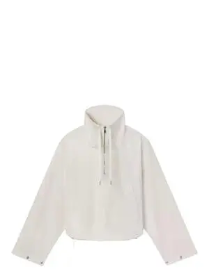 AGOLDE Lydia Funnel-Neck Jacket White