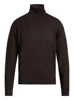 DRUMOHR Turtleneck In Merino Wool - Brown