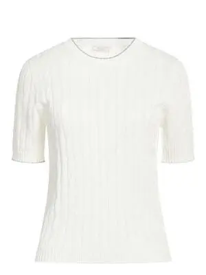 PESERICO Short Sleeve Cable-Knit Sweater