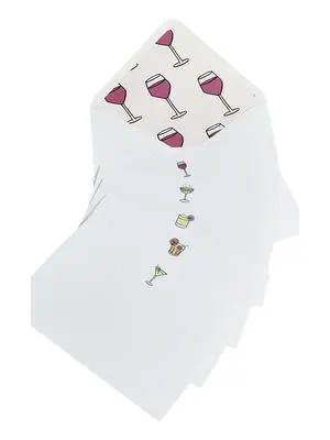 DEAR ANNABELLE Happy Hour Notecards With Euro Envelopes - Multi
