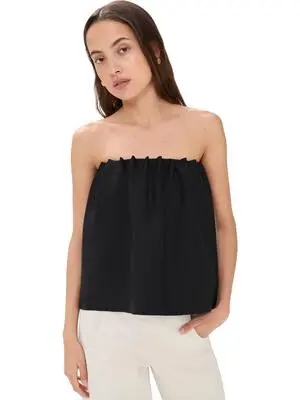 HOUSE OF DAGMAR Ruched Tube Top