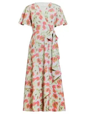Tanya Taylor Klaire Midi Dress - Green