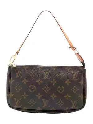 LOUIS VUITTON 2000 Monogram Pochette Accessoires - Brown