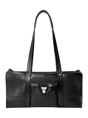 LEMAIRE Gear Tote Bag In Bubble Leather - Black