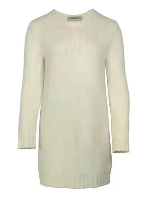 MARIO VALENTINO VINTAGE Knit Round-neck Dress - Neutrals