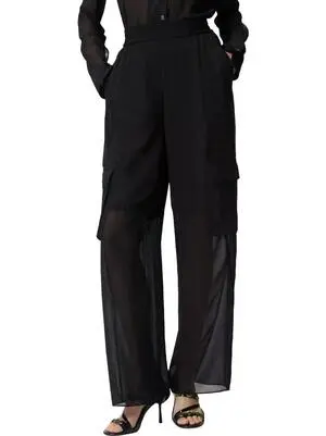 Pinko Casteggio Cargo Trousers - Black