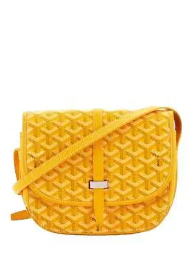 Goyard Belvedere Ii Messenger Bag Coated Canvas Pm Orange