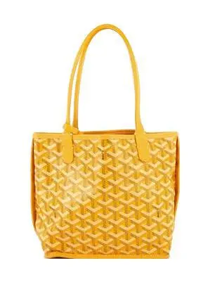 Goyard Anjou Reversible Tote Printed Coated Canvas Mini - Orange