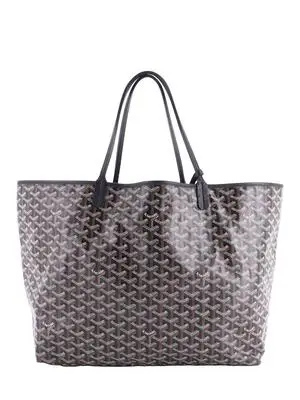 Goyard Saint Louis GM Tote Coated Canvas Black