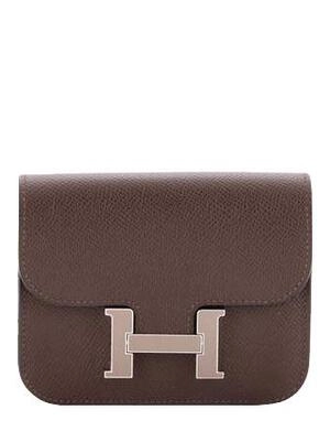 Hermès Constance Slim Wallet Epsom Ecorce