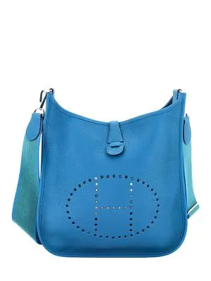 Hermès Evelyne Bag Gen Iii Clemence Pm - Blue