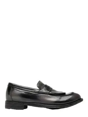 Officine Creative Ruboff Leather Loafers - Black