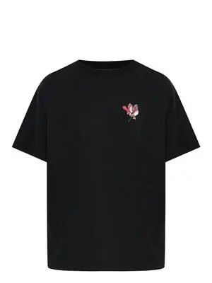 MAISON MARGIELA Printed Cotton T-shirt - Black