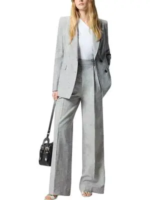 Pinko Double-breasted Blazer - Grey