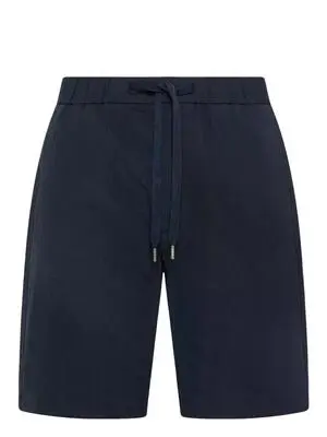SUN 68 Textured Drawstring Shorts - Blue
