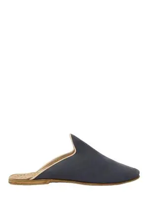Sabah Sabah Baba Leather Mules Blue