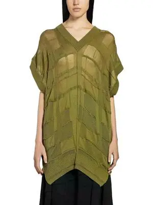 HALOS Checked Vest - Green
