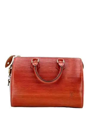 LOUIS VUITTON Speedy Handbag Epi Leather 25 - Brown