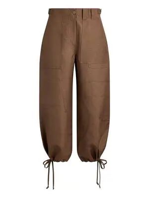 Scanlan Theodore Cargo Cropped Trousers - Spice