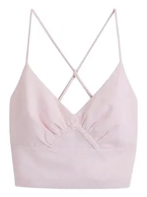 Scanlan Theodore Linen Camisole - Pale.pink