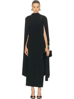 Norma Kamali Norma Kamali X Lifestyle Wrap Shawl Black