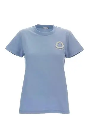 Moncler Logo-detail T-shirt - Blue