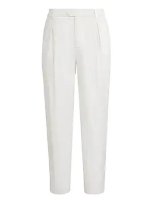 Brunello Cucinelli Brunello Cucinelli Pima Cotton Garment-Dyed Trousers Neutrals