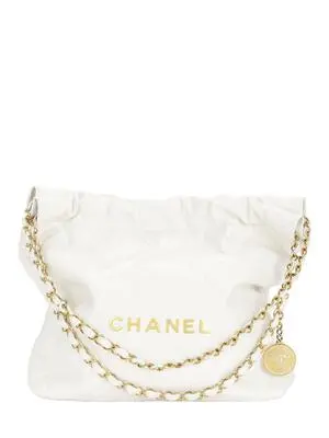 CHANEL Calfskin Small 22 Hobo Bag