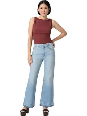 Paige Sofia Petite Flare Jean - Denim
