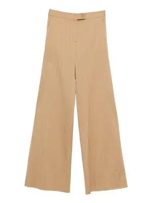 Max Mara Cotton Trousers - Beige
