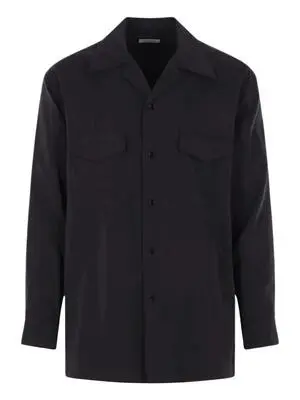 LEMAIRE Convertible Shirt - Black
