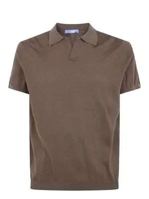 PEOPLE OF SHIBUYA Nosaka Polo Shirt - Brown