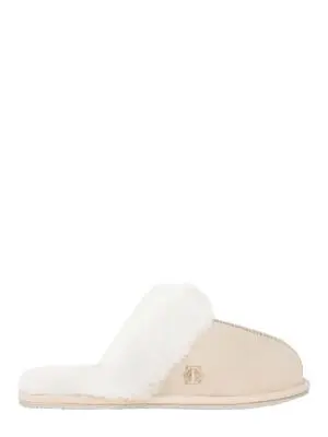 TOGAS Suede Slippers - Ecru