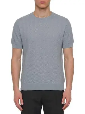 Giorgio Armani Textured Knit Pullover - Dust