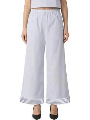 BY MALENE BIRGER Organic Cotton Wide-leg Trousers - Black