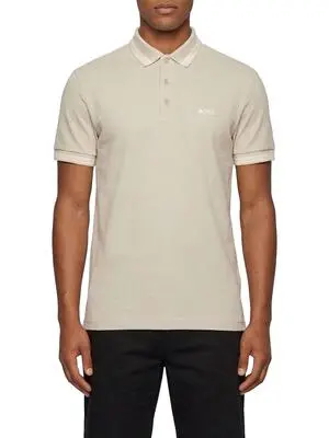 BOSS Polo Shirt Men Beige